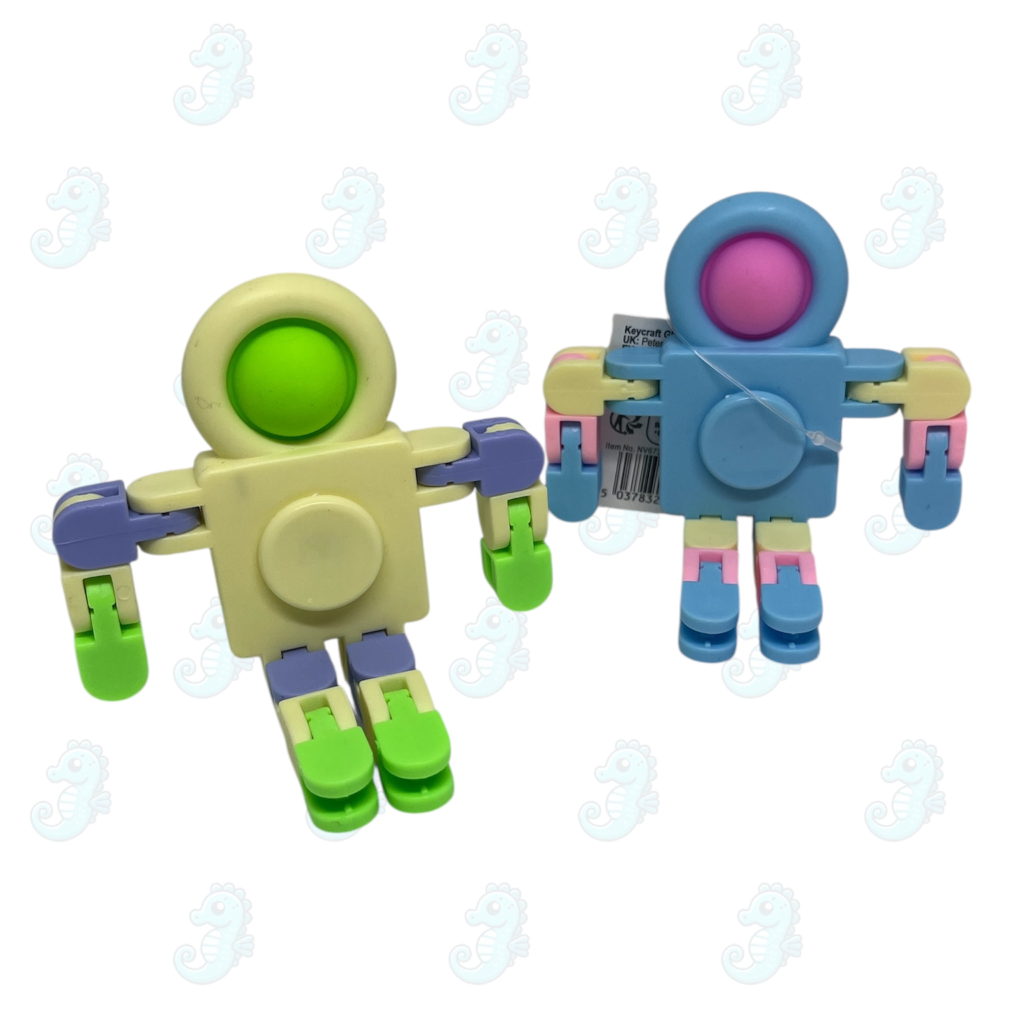 Fidget Robot - Little Blue Seahorse Toys