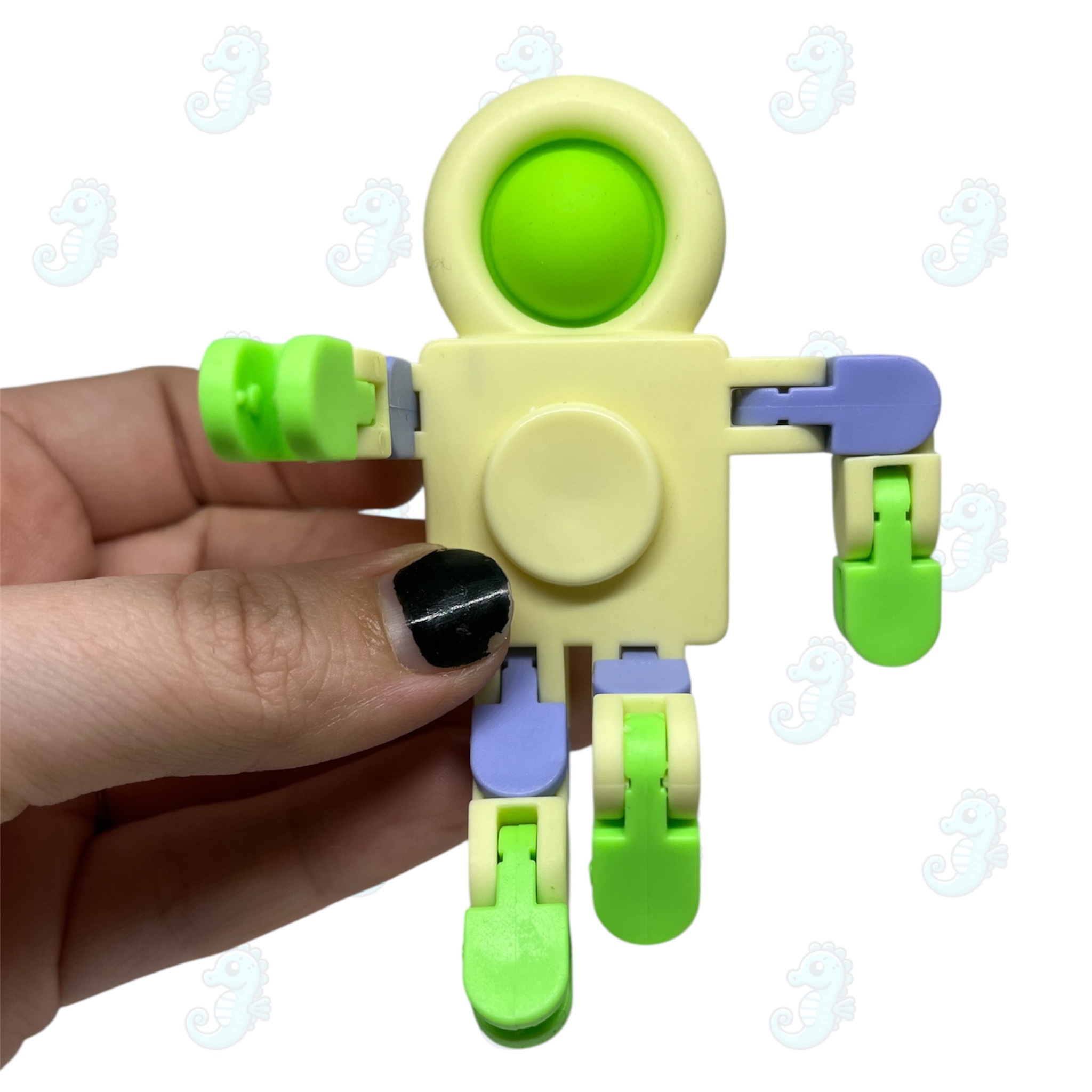 Fidget Robot - Little Blue Seahorse Toys